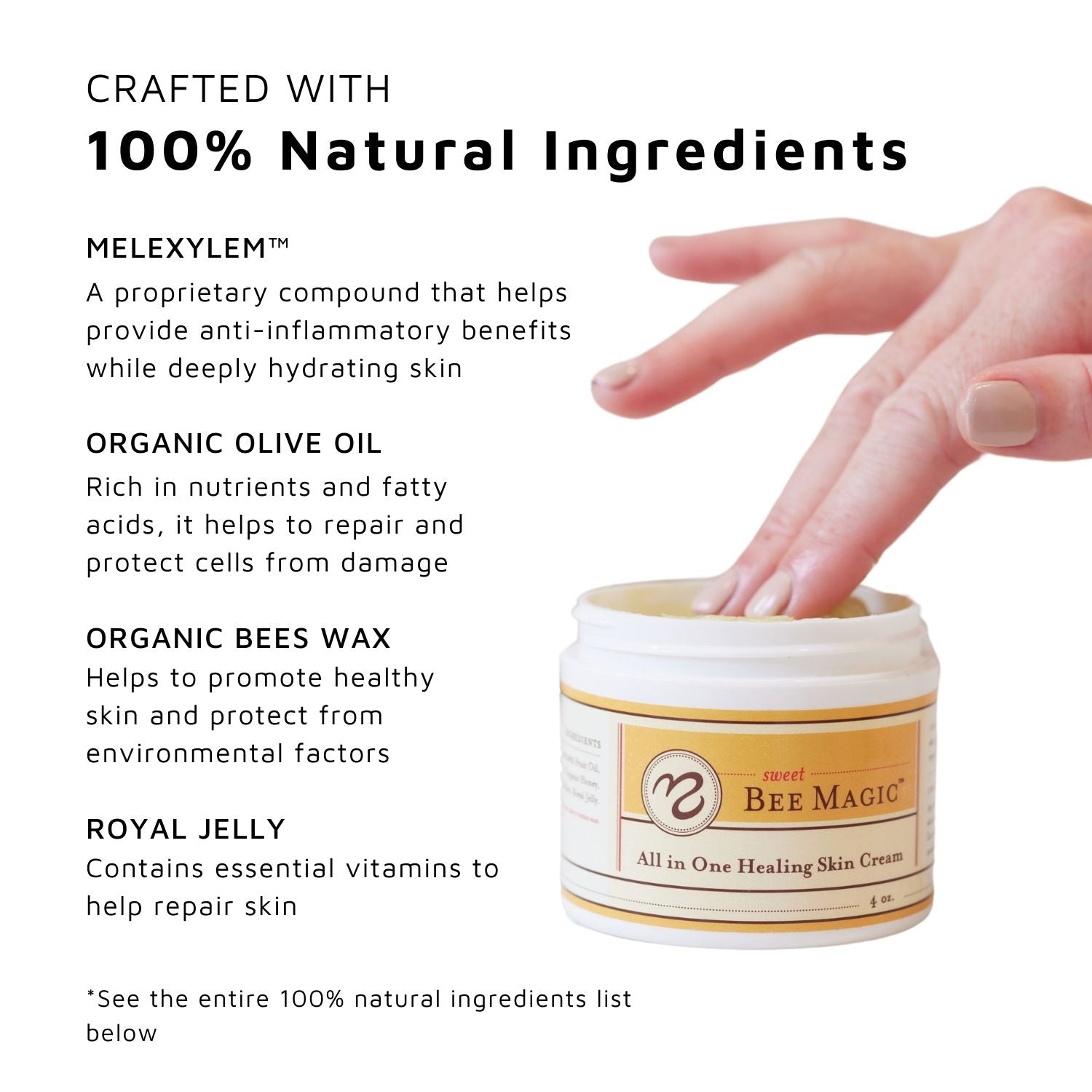Sweet Bee Magic: Organic Healing Balm for Skin and Body