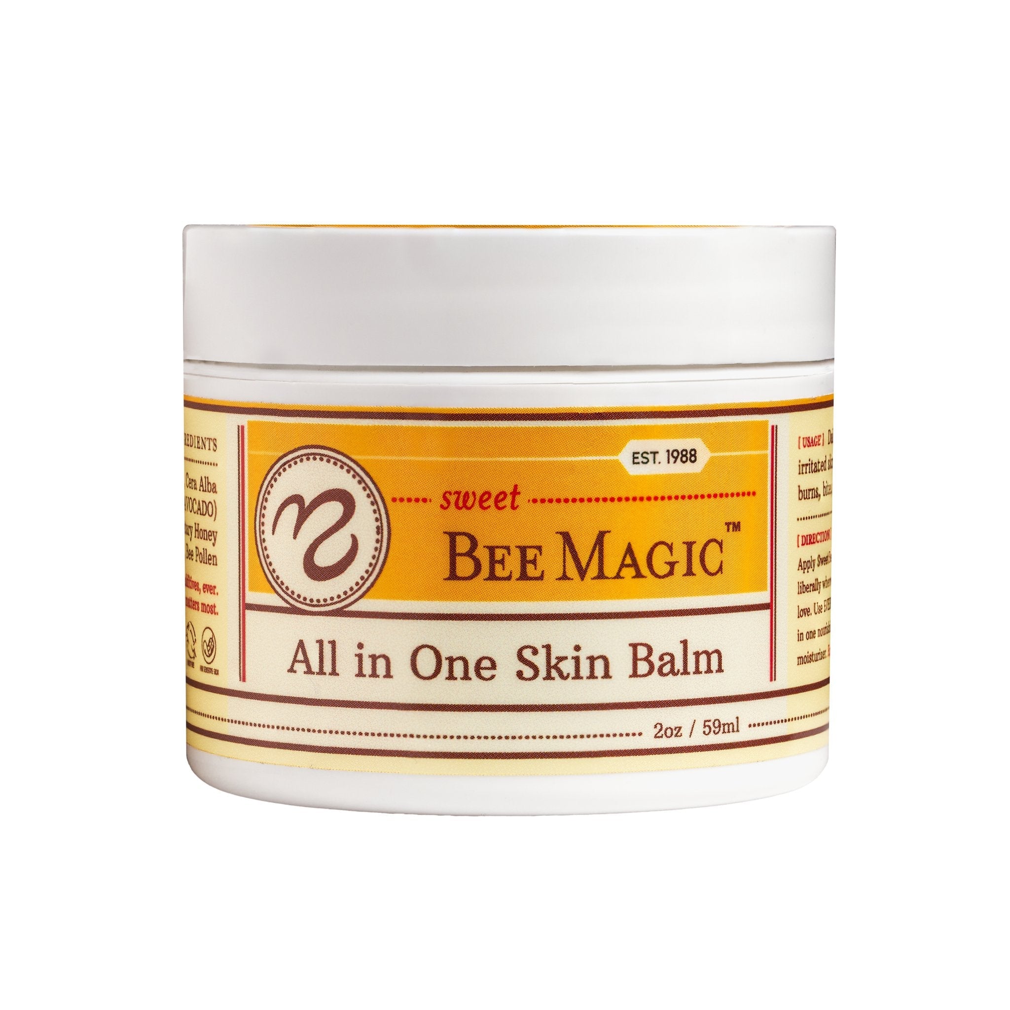 Sweet Bee Magic Skin Balm | Organic, Moisturizing All-in-One Healing ...